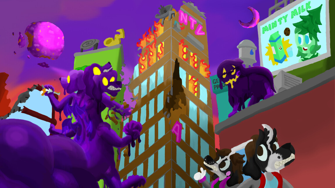 ArtStation - Choas-Opod and the City of Choas