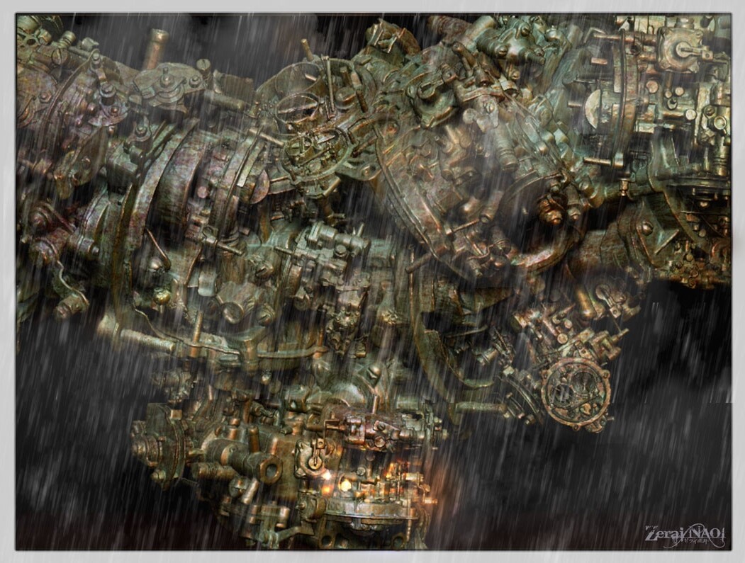 ArtStation - going through the rain