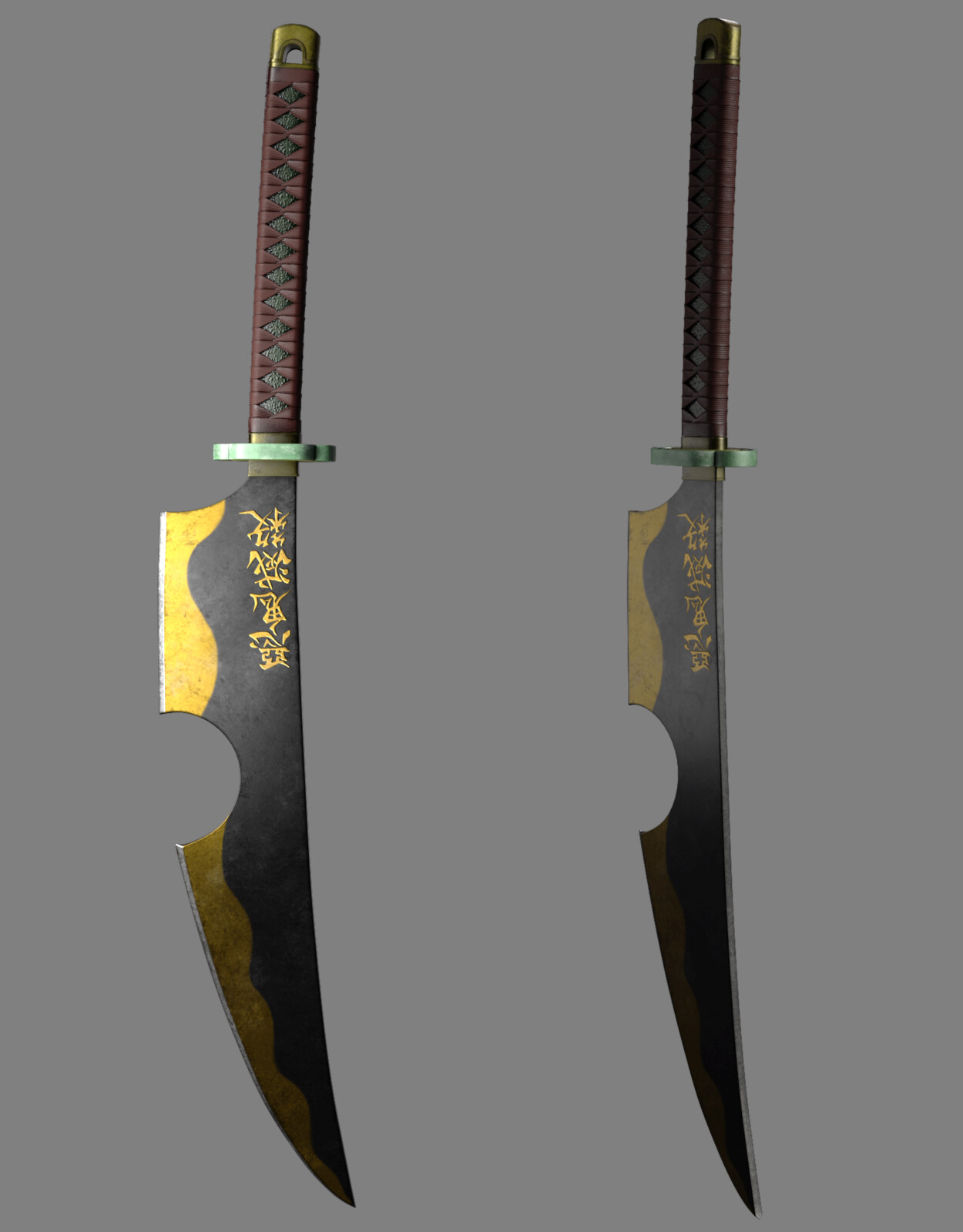 Alex Jung - Demon Slayer Uzui Tengen weapon