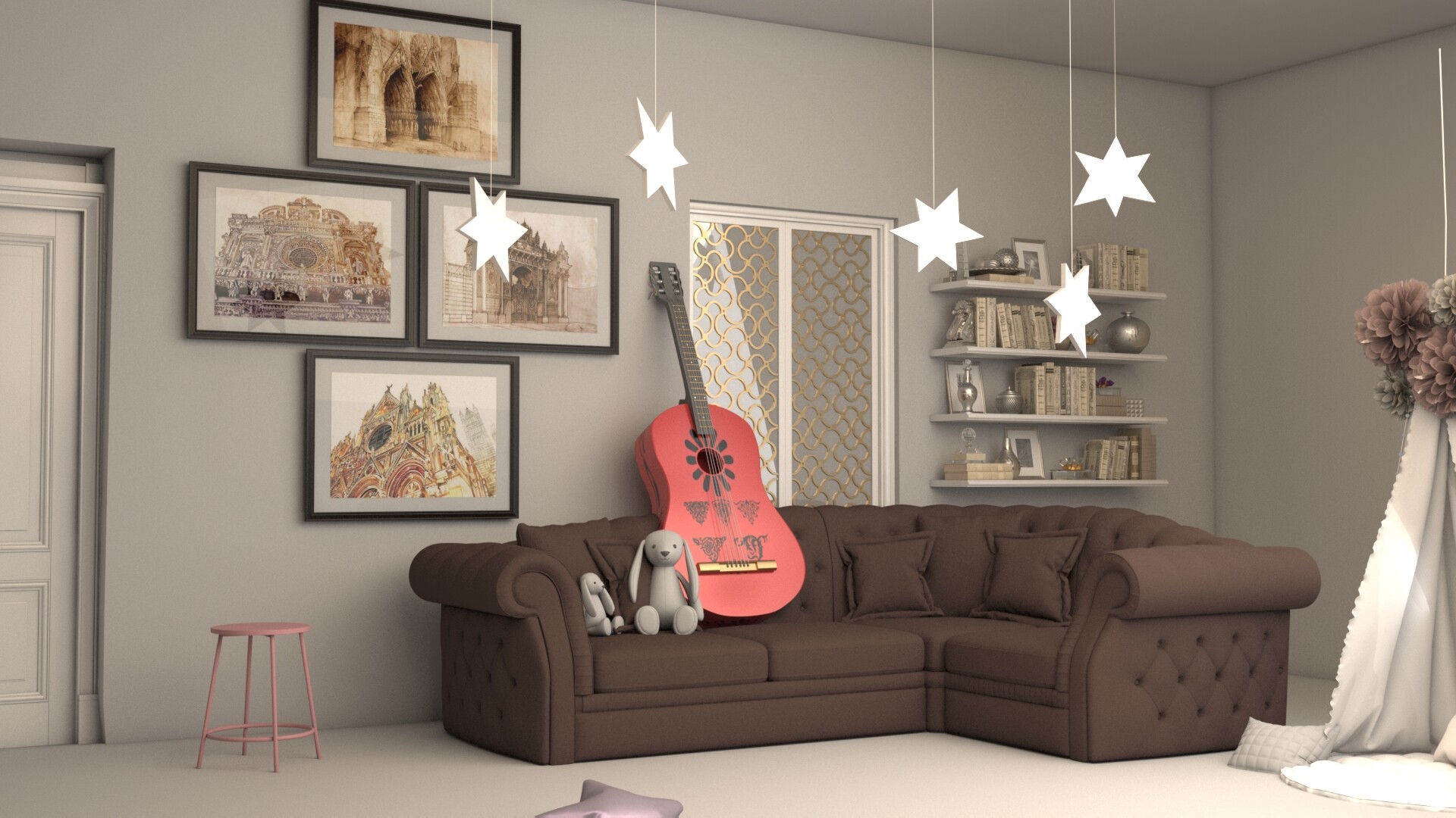 ArtStation - 3d model room maker