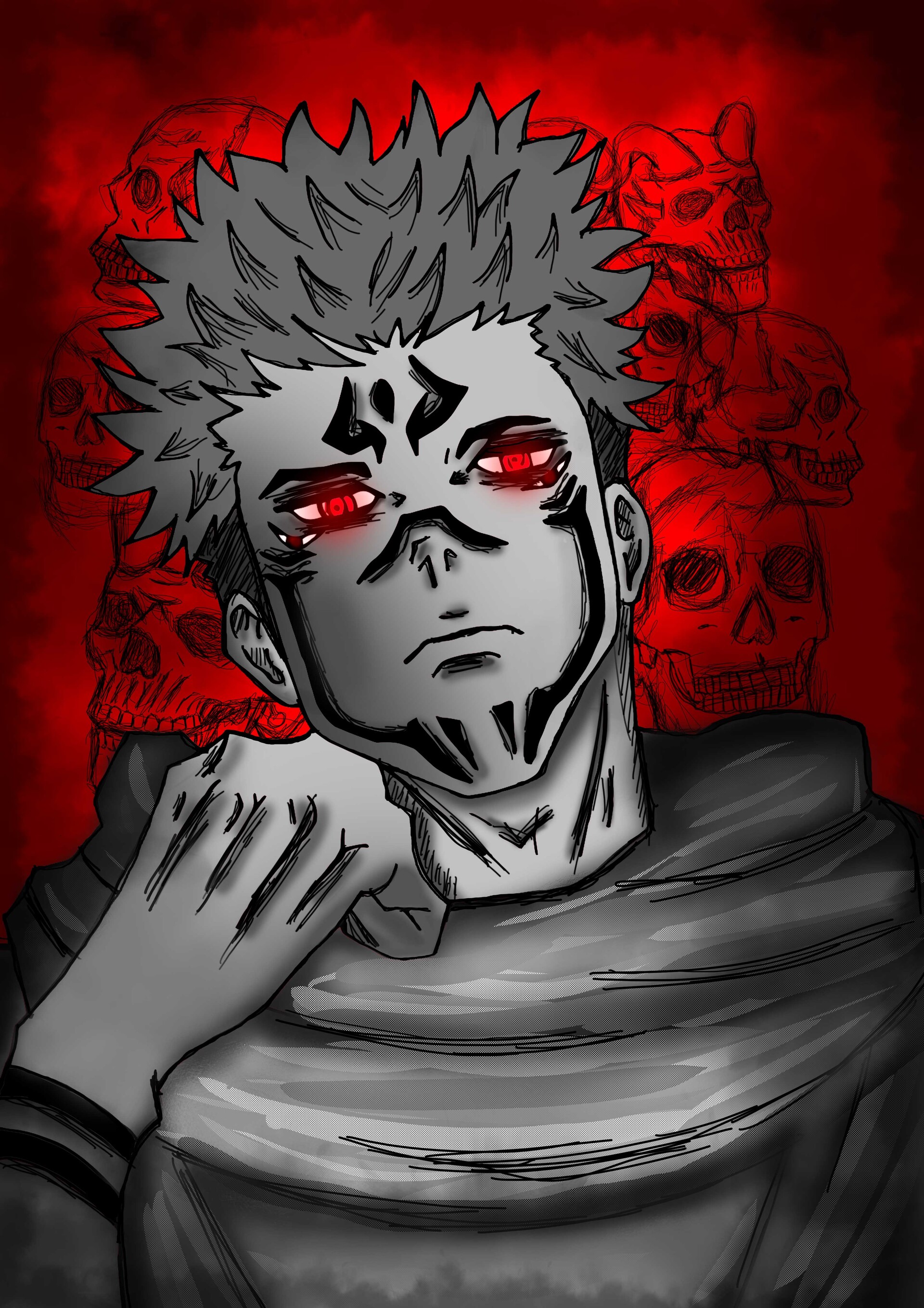 ArtStation - Sukuna Jujutsu Kaisen