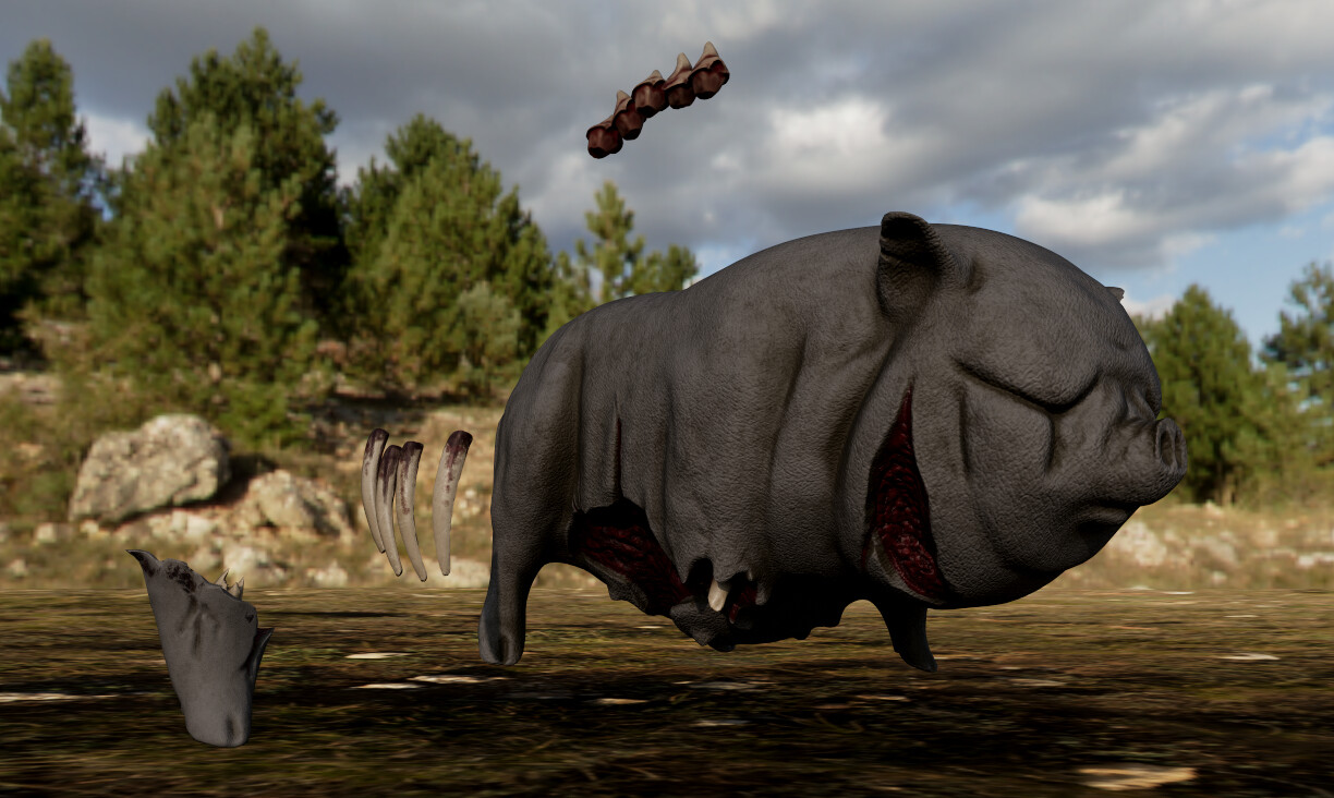 ArtStation - Dead Pig