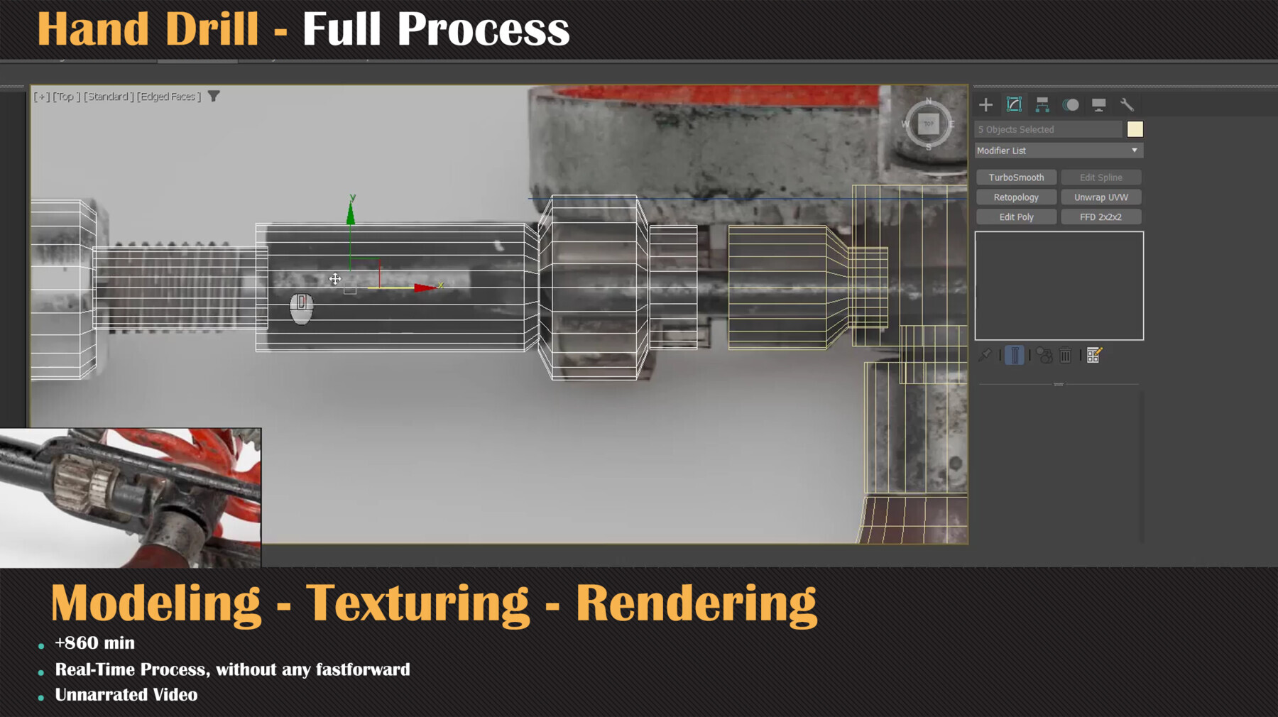 Milad Kambari - Hand Drill - Tutorial Full Process
