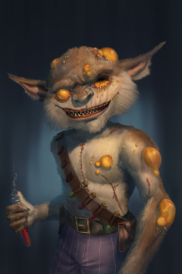 ArtStation - Fleshwarp Abomination Monkey Goblin