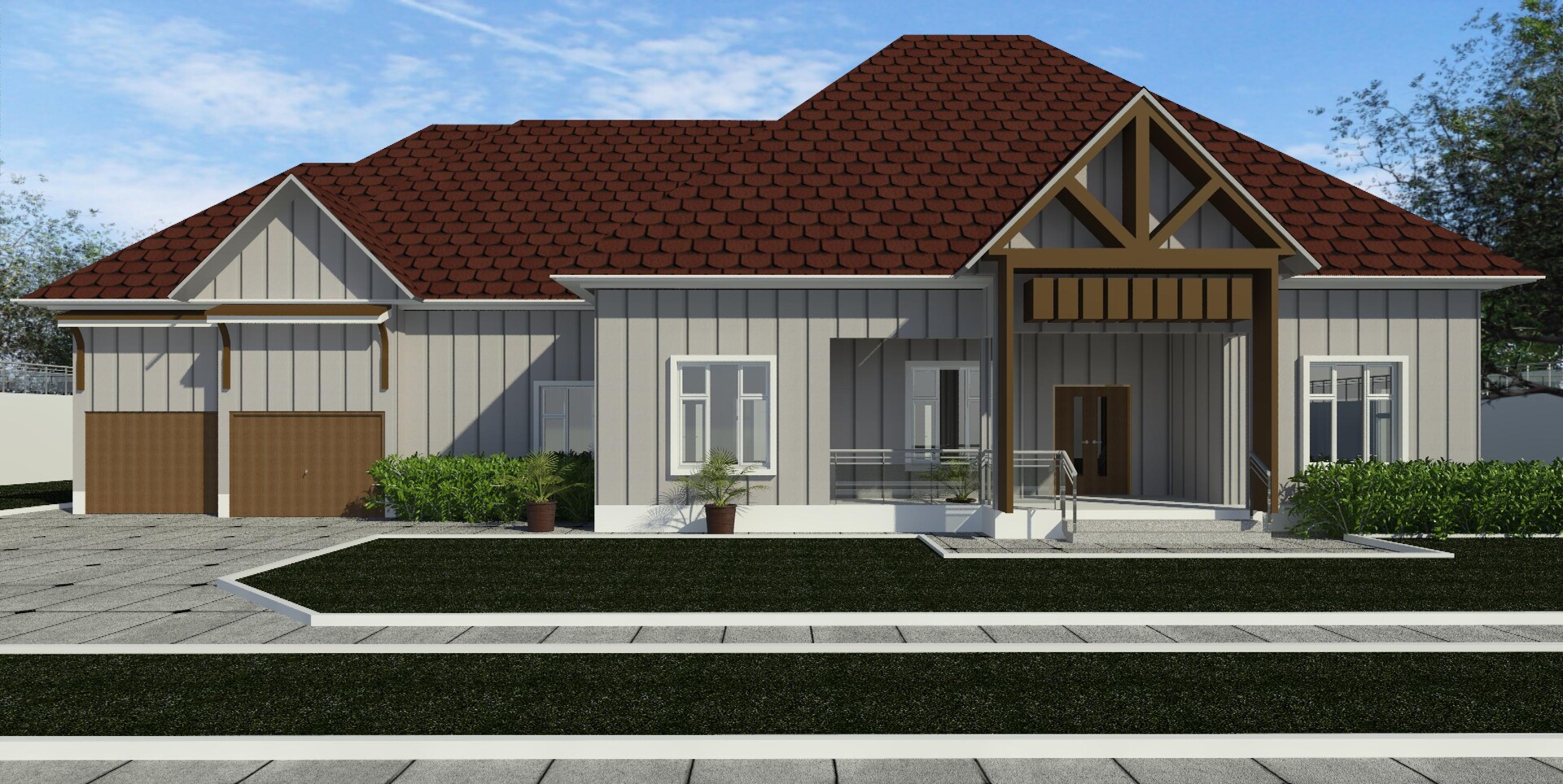 ArtStation - Bungalow 3D Render