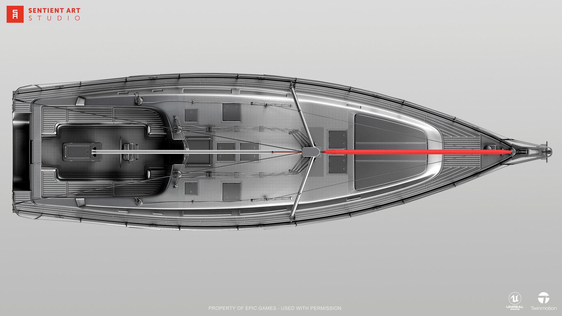 Sentient Art - Twinmotion - SailBoat 2