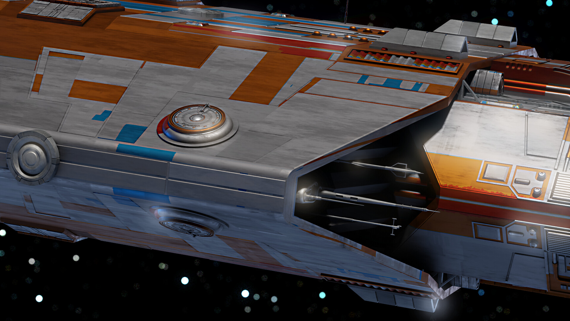 Daniel Grove - The Turtle | Spaceship kitbash