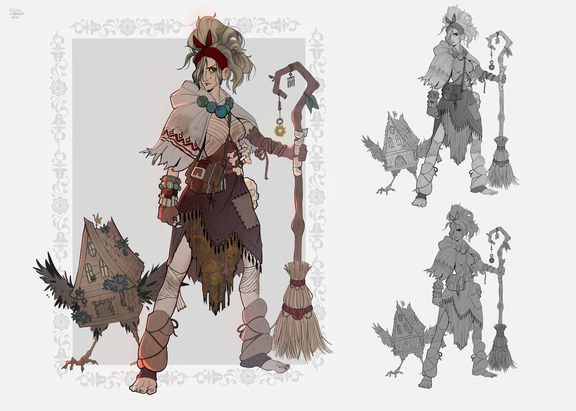 ArtStation - Baba Yaga concept for the contest
