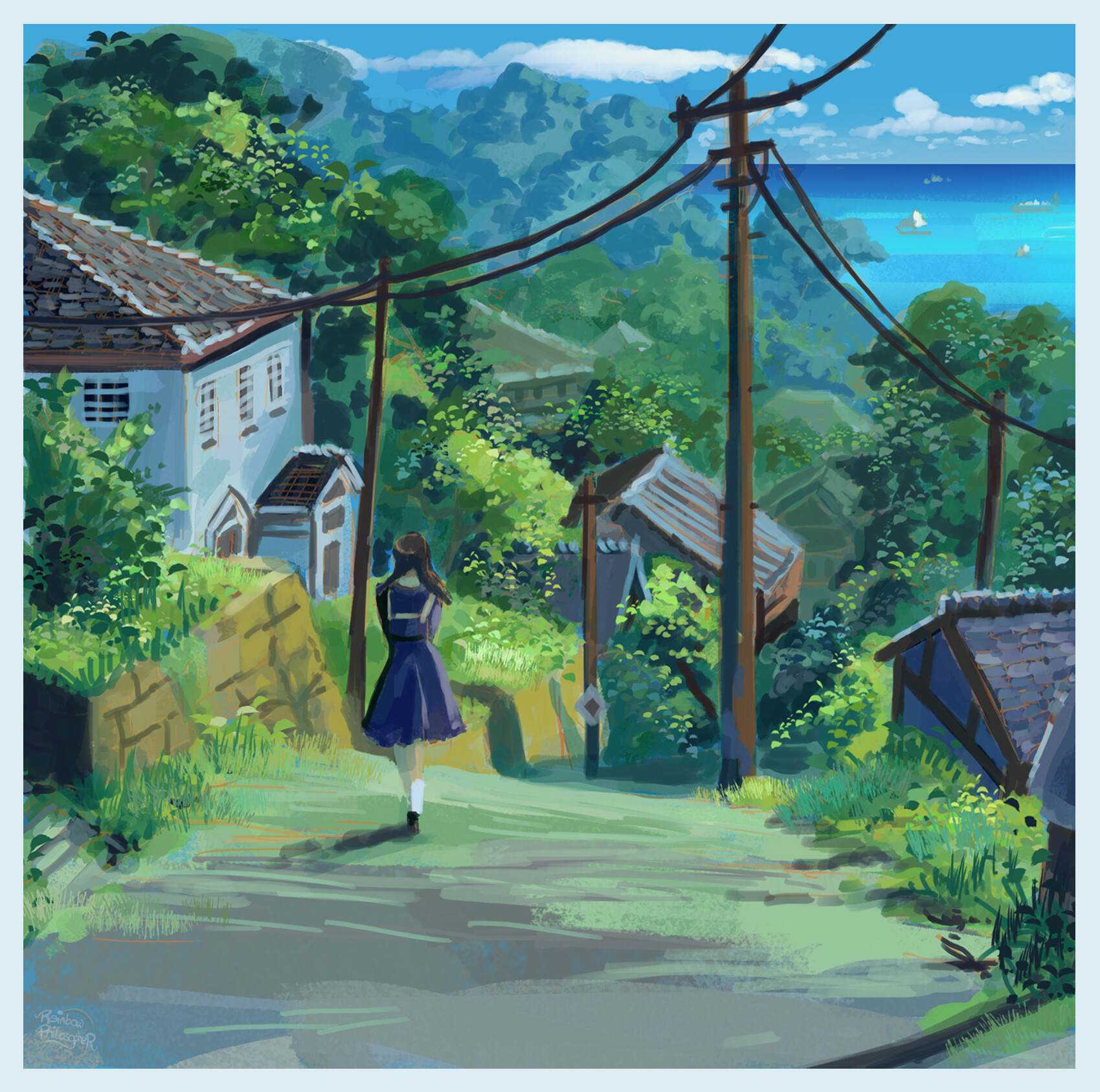 ArtStation - Ghibli study