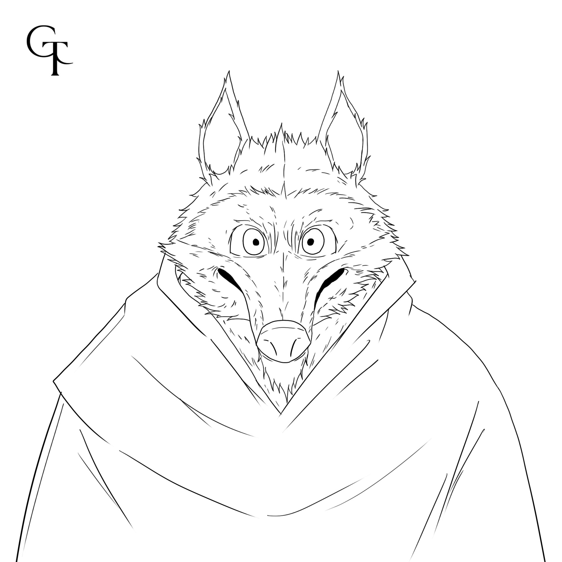 puss in boots wolf coloring pages