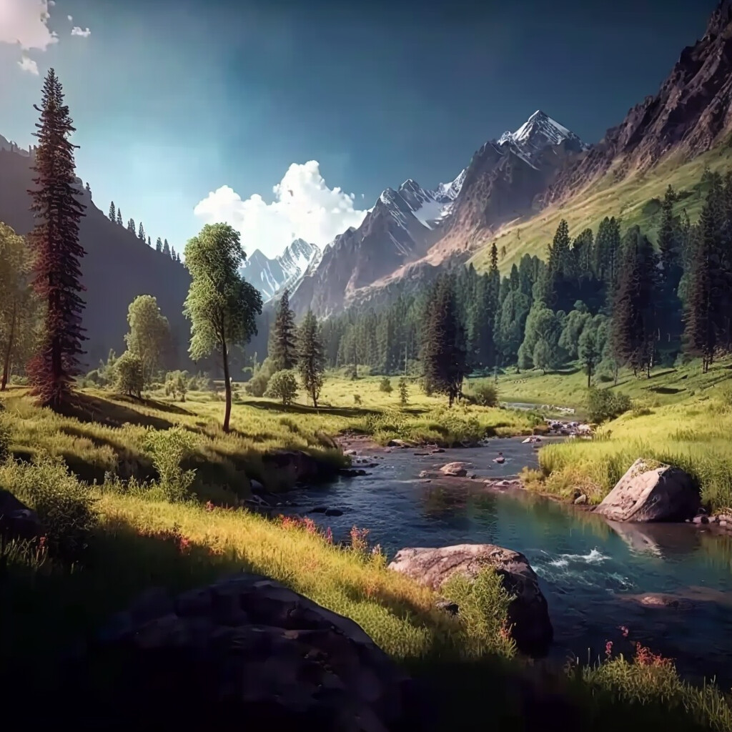 ArtStation - Summer scenery