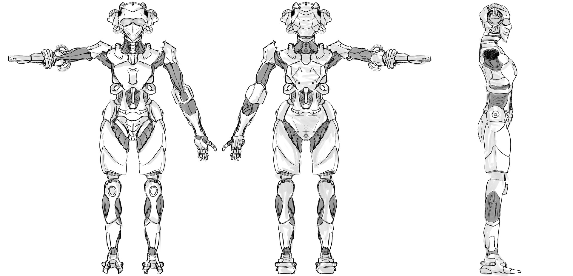 Nathan Ng - MurderBot Fan Art | All Systems Red | ZBrush Sculpt
