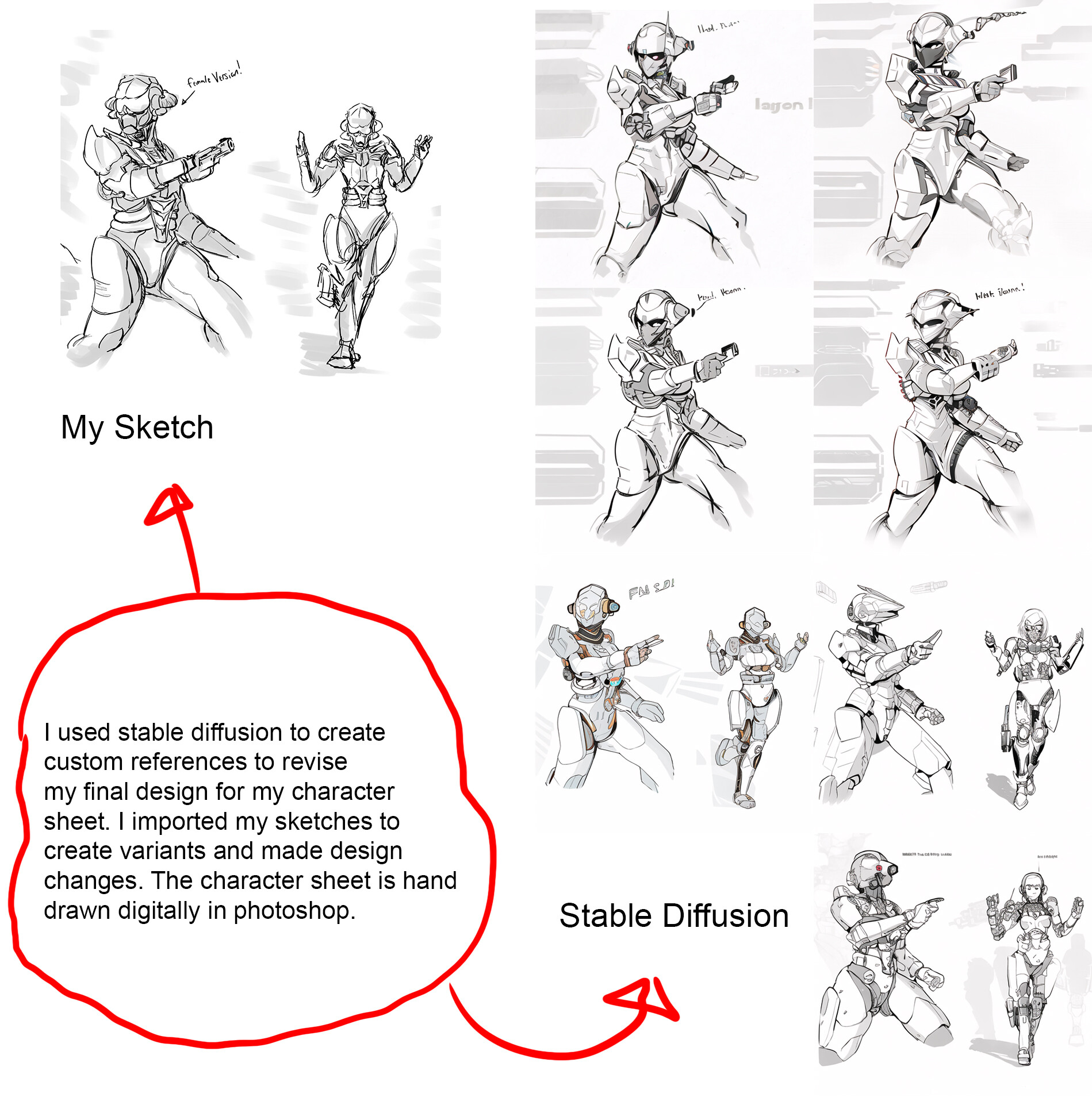 Nathan Ng - MurderBot Fan Art | All Systems Red | ZBrush Sculpt