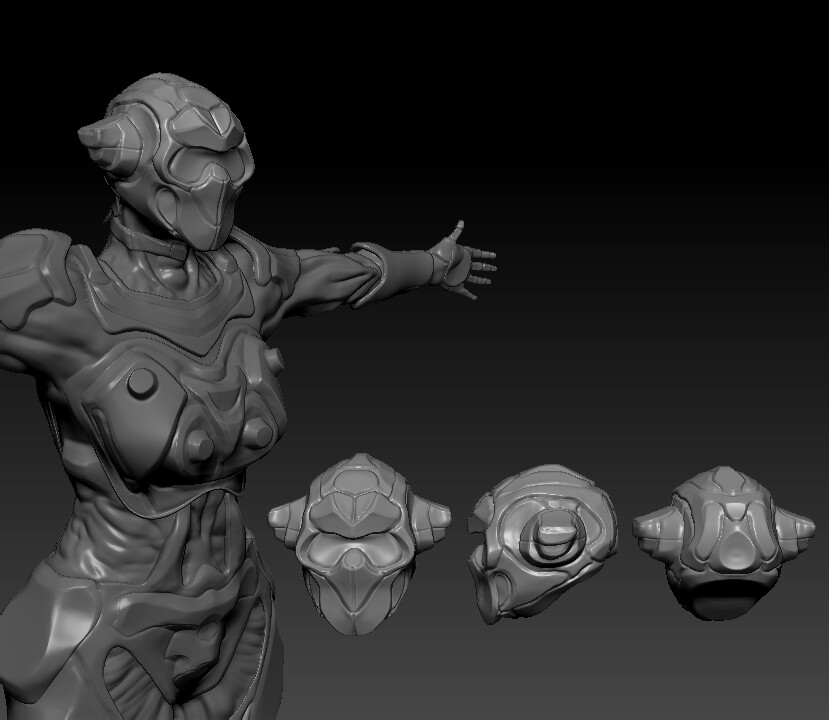 Nathan Ng - MurderBot Fan Art | All Systems Red | ZBrush Sculpt