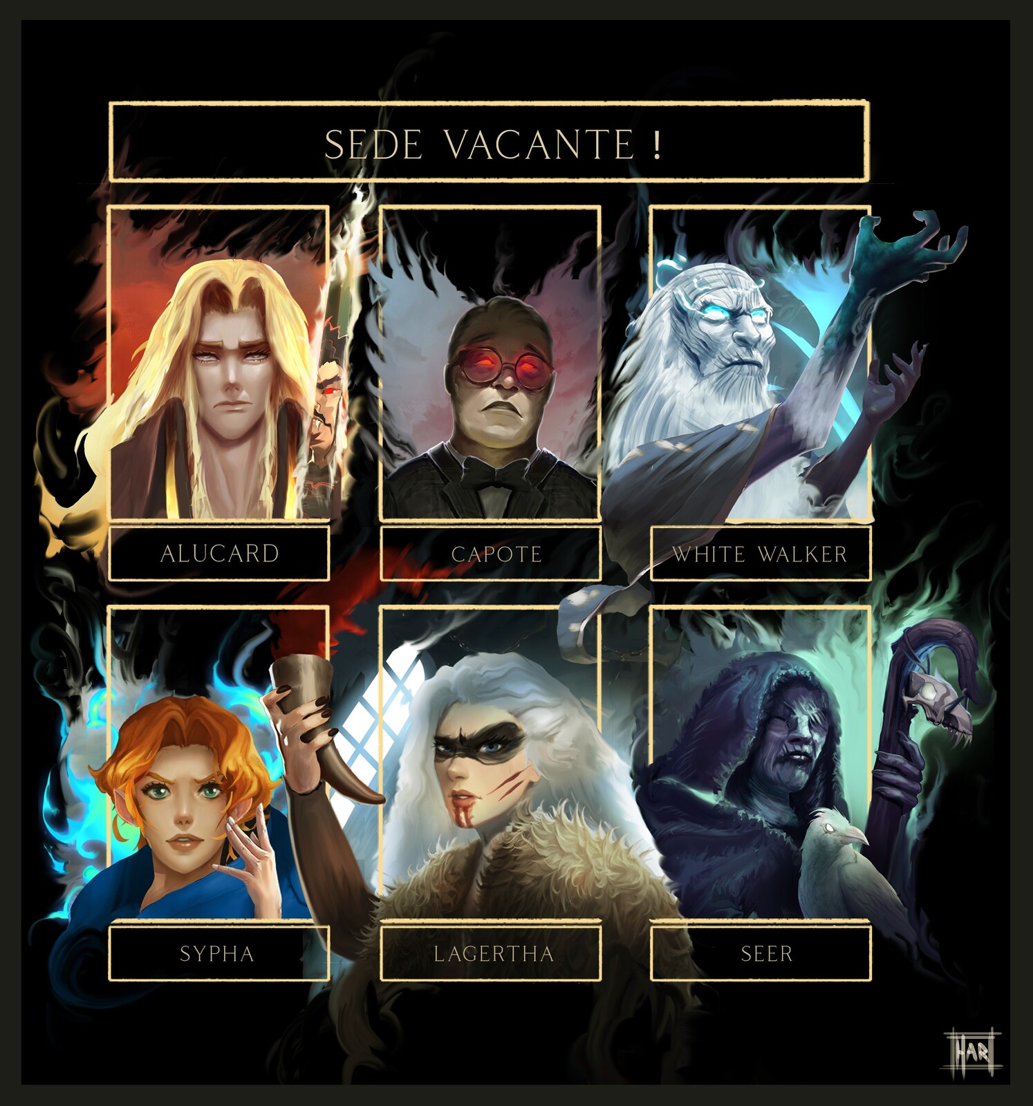 Haroon Akram - ART VS ARTIST 2021 and 2022- sixfantart