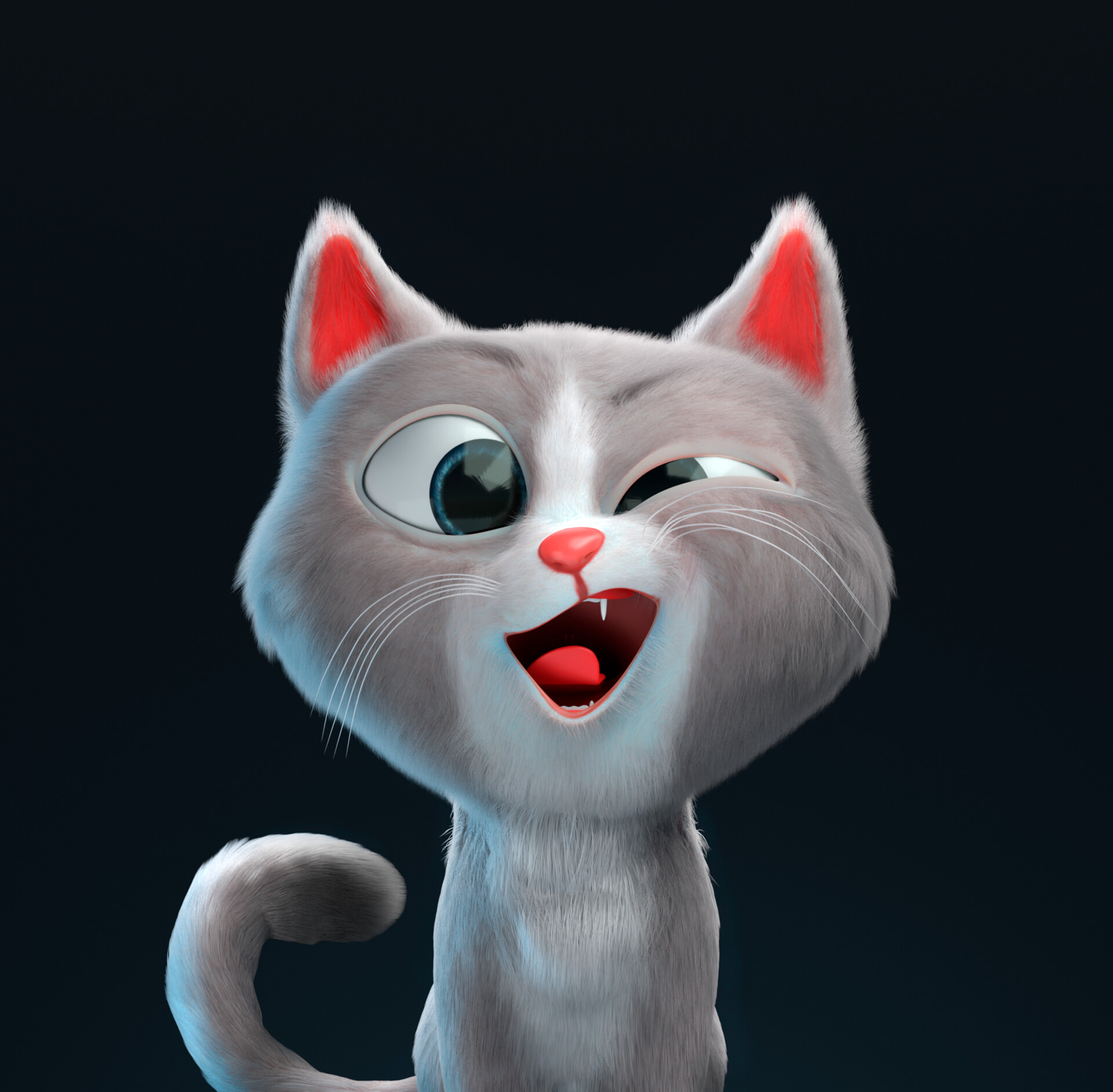 ArtStation - Cartoon cat character