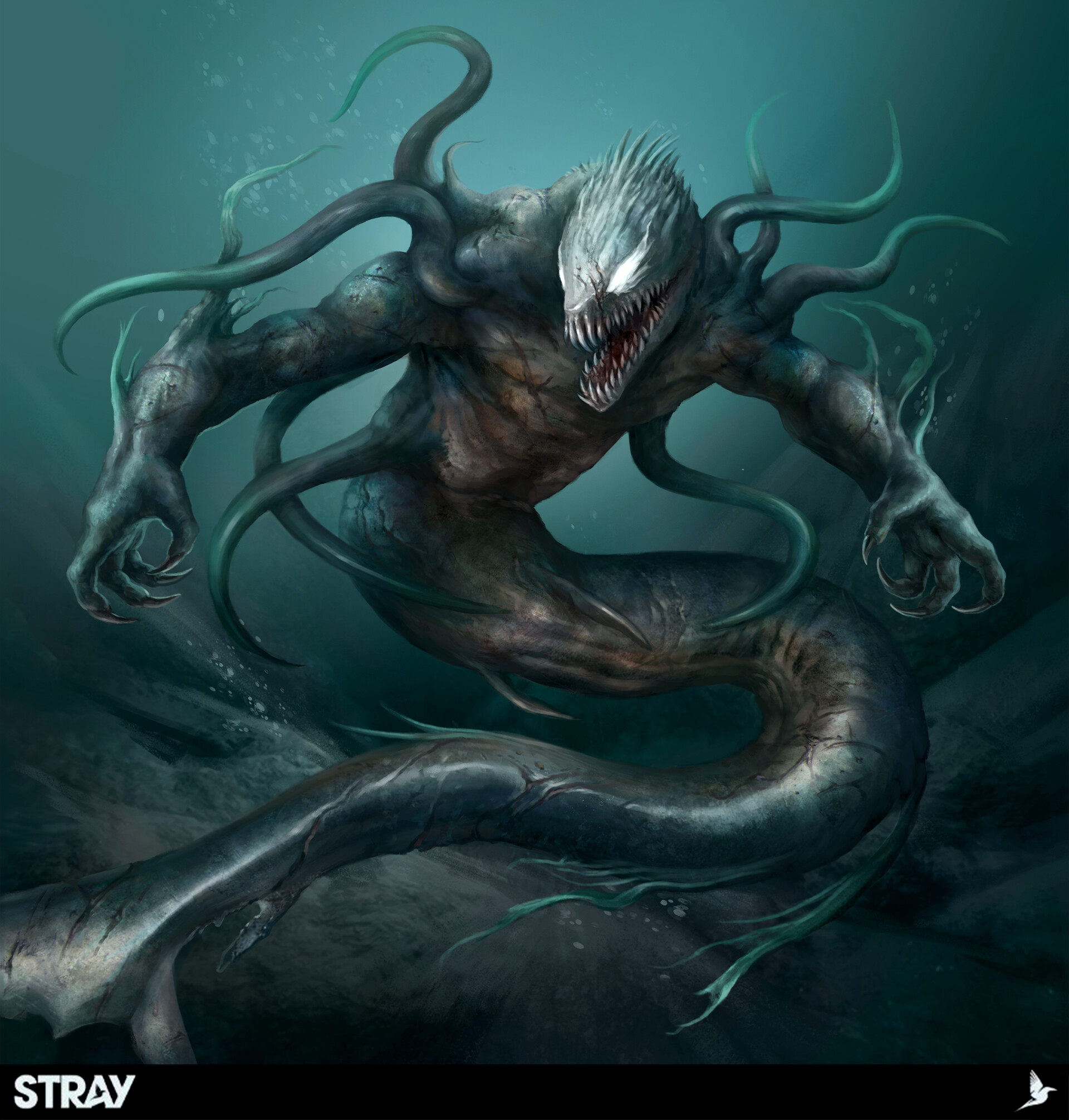 ArtStation - Aquatic monster illustration