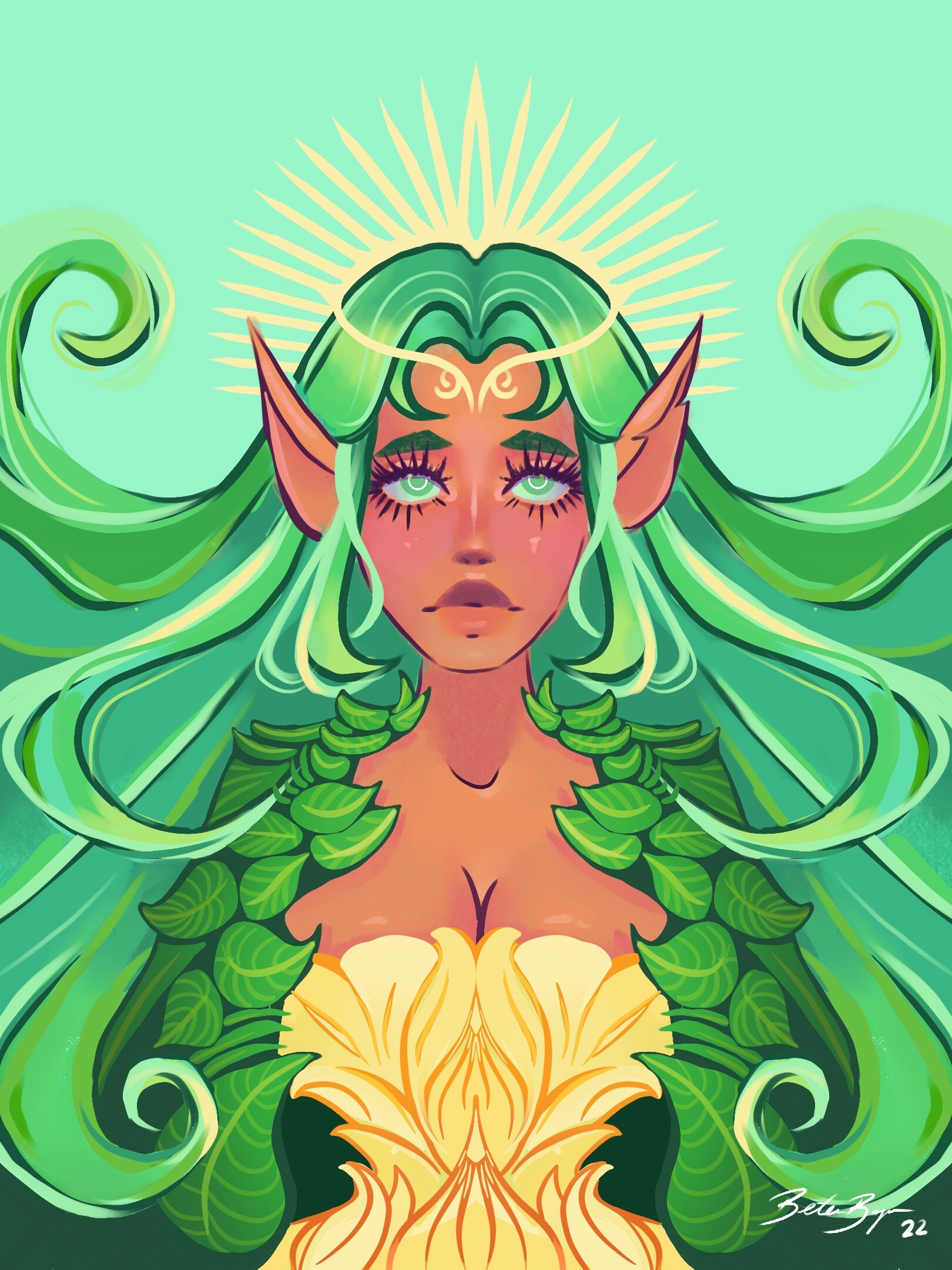 ArtStation - Nature Queen Concept