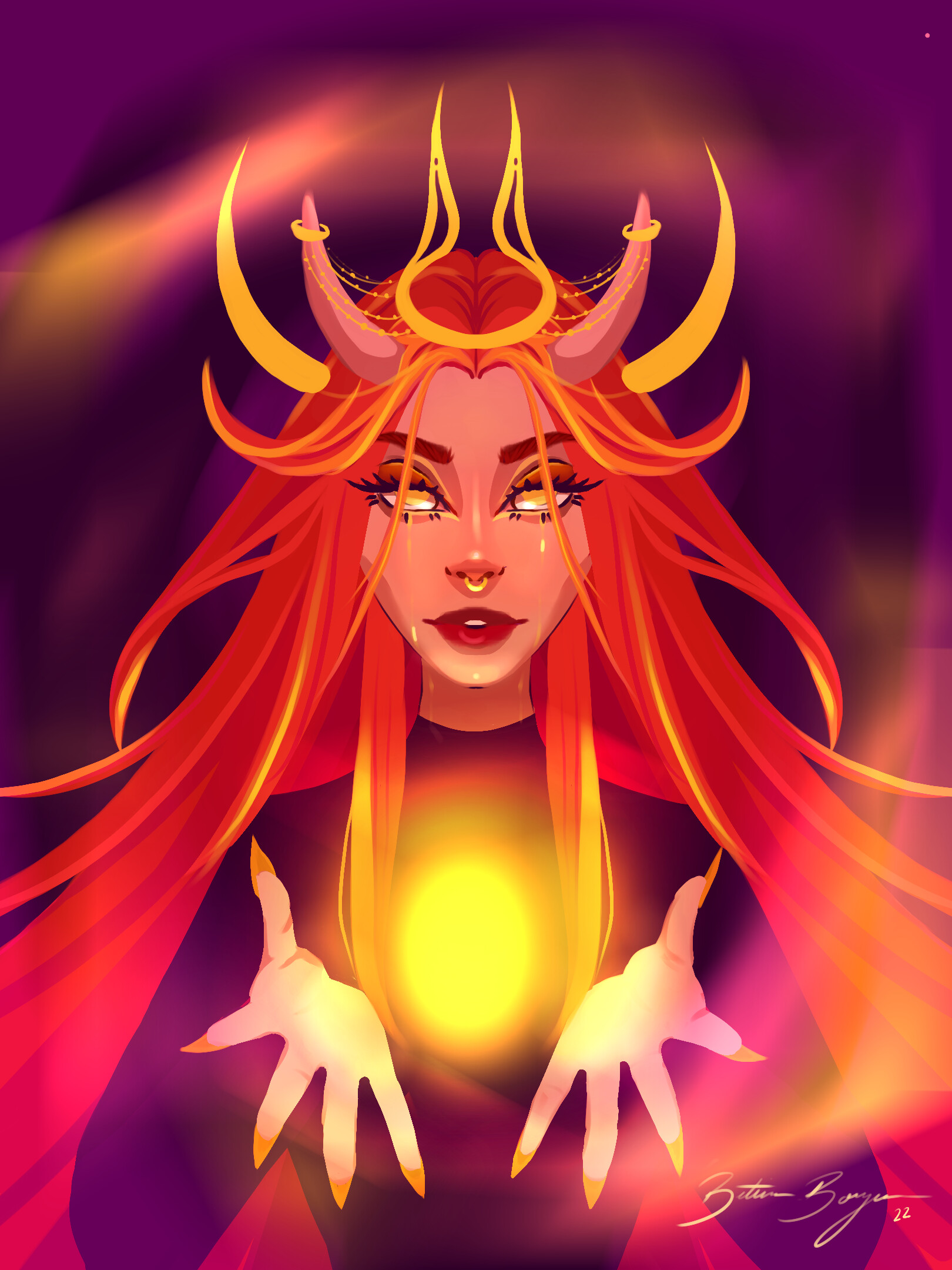 ArtStation - Fire Queen, Concept Art