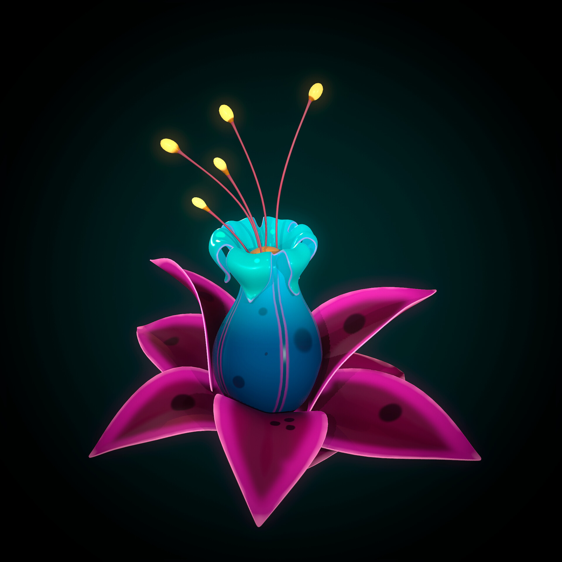ArtStation - Flower stylized