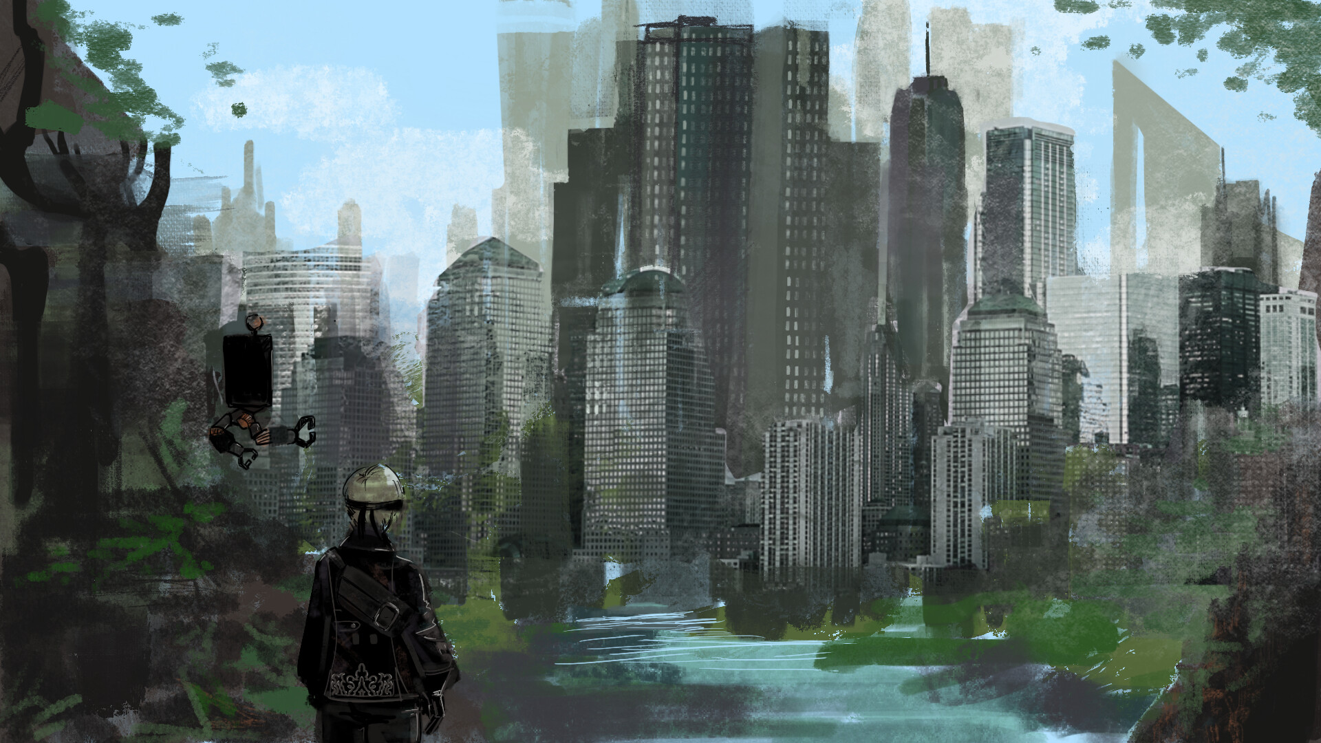 ArtStation - Nier Environmental Concept