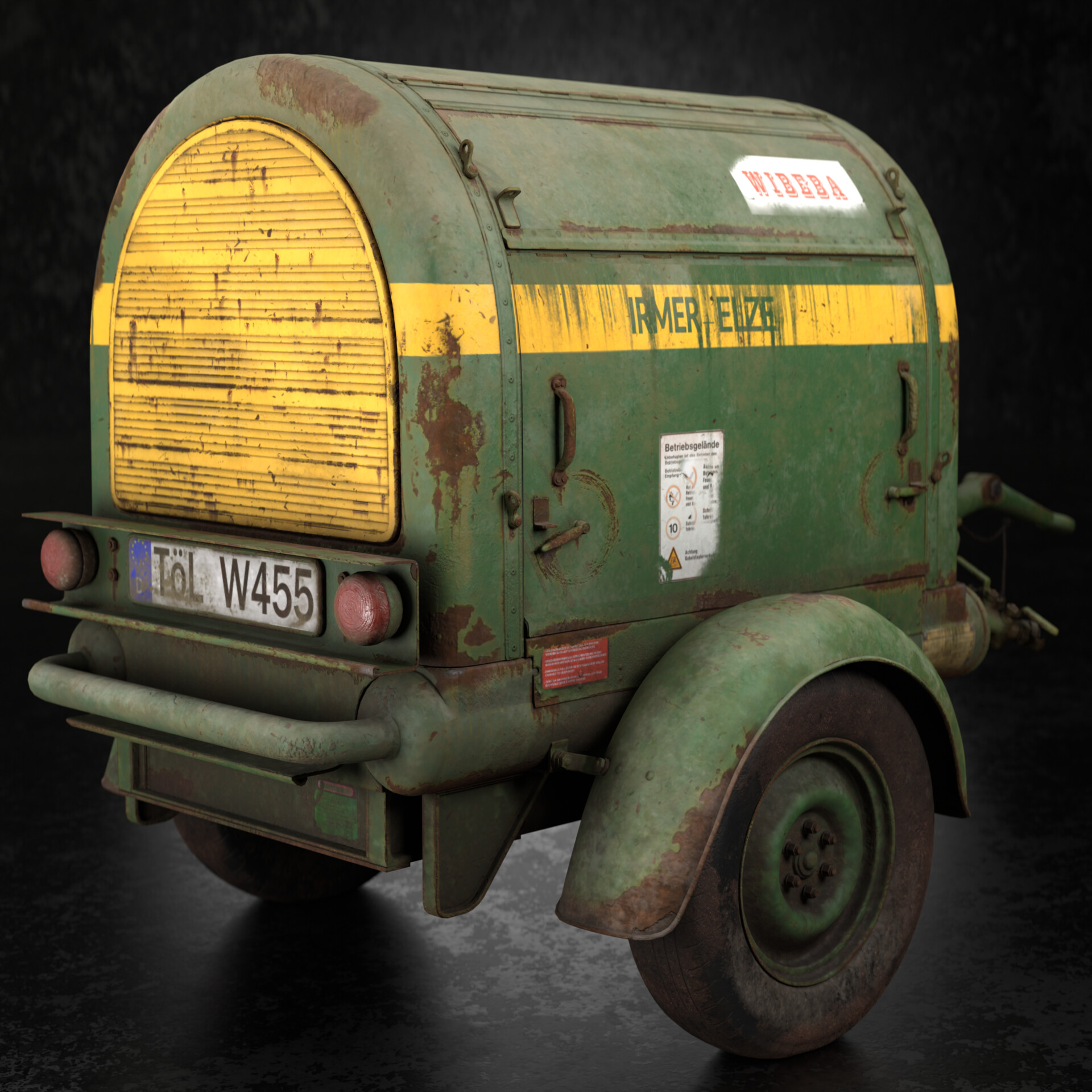 ArtStation - Diesel Compressor IRMER+ELZE