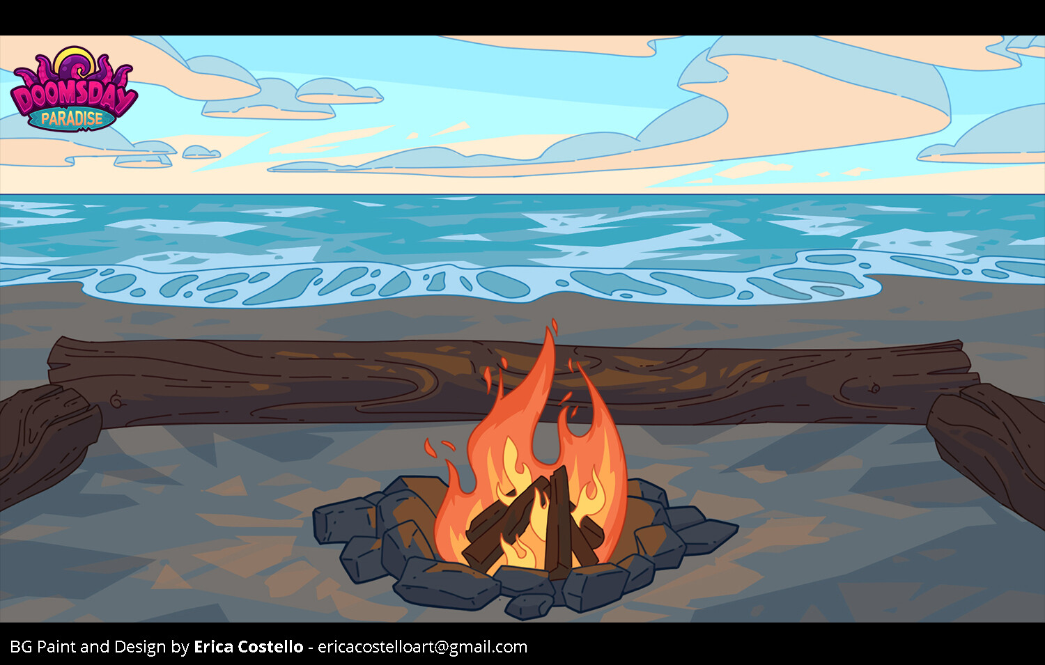 ArtStation - Doomsday Paradise Beach Morning