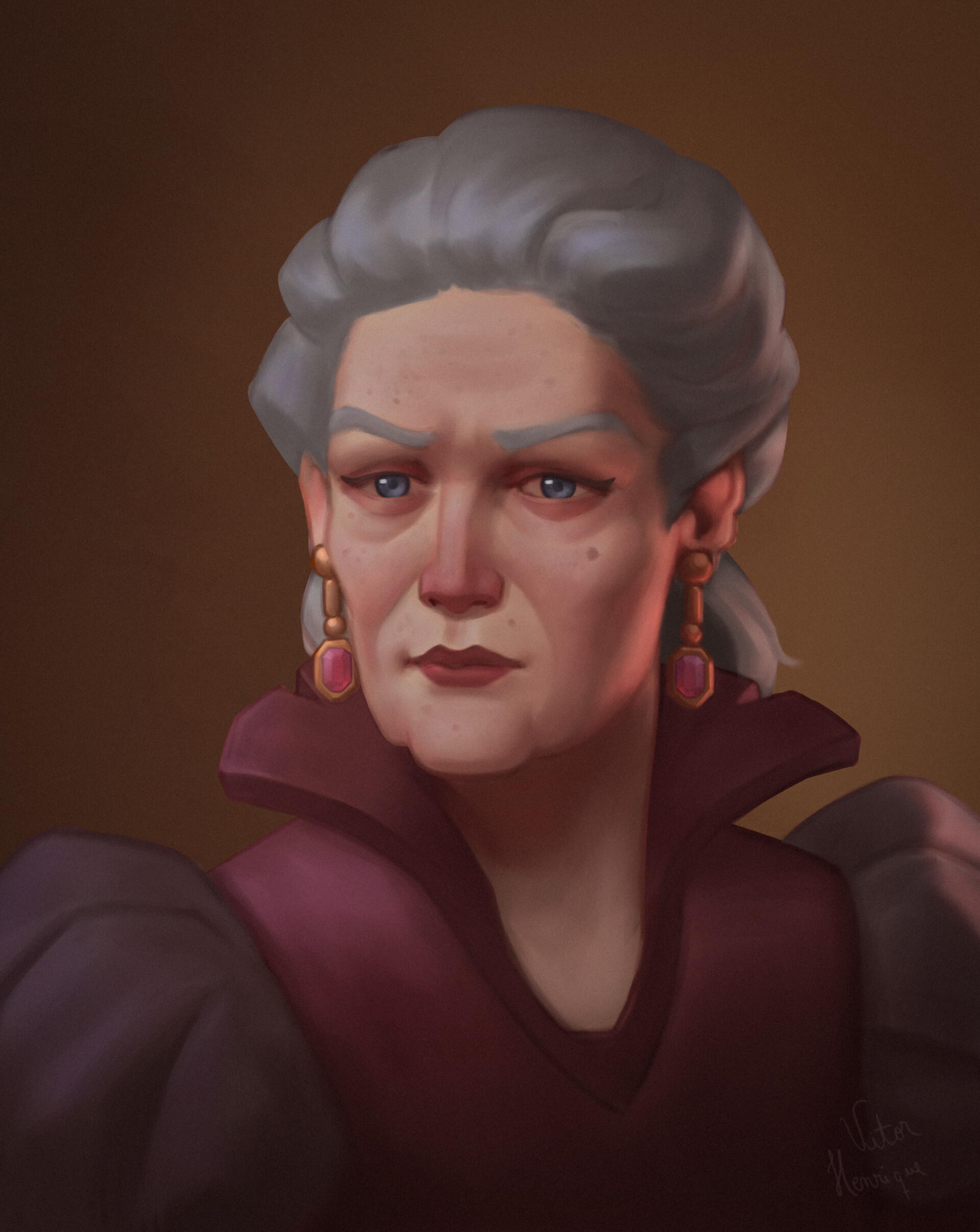 ArtStation - Elderly Noblewoman