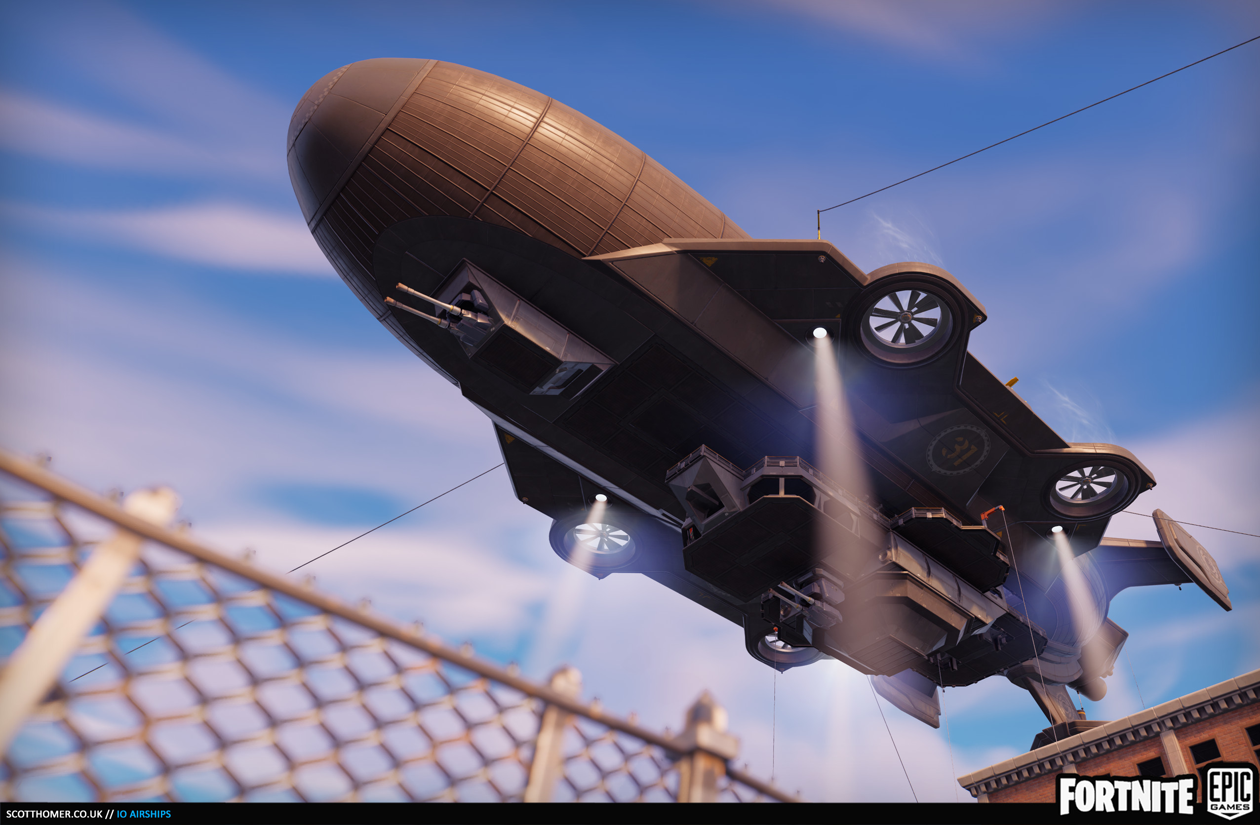 Scott Homer - Fortnite - Imagined Order Airships