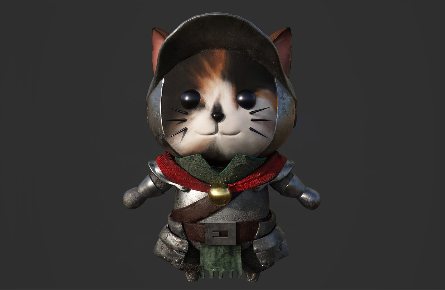 ArtStation - Knight Cat