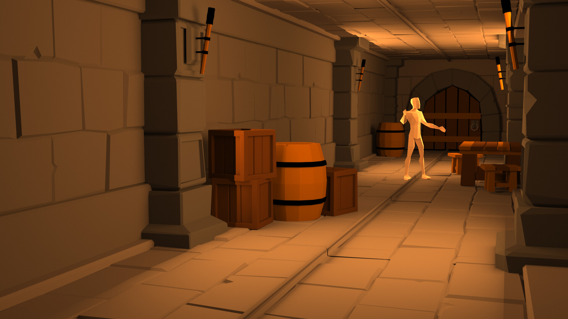 ArtStation - Low Poly Dungeon Asset Pack