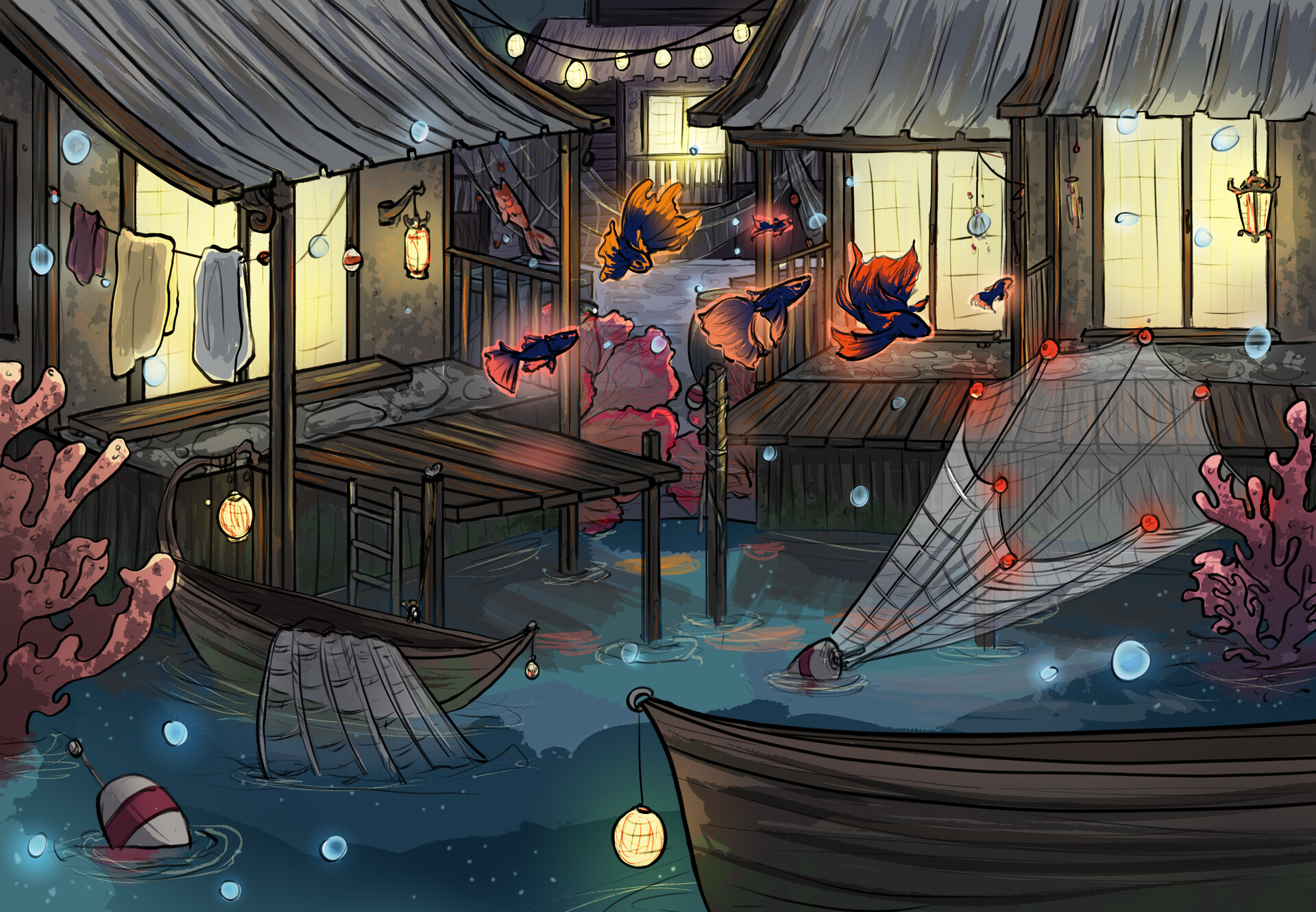 ArtStation - Maanen: Village of Gona