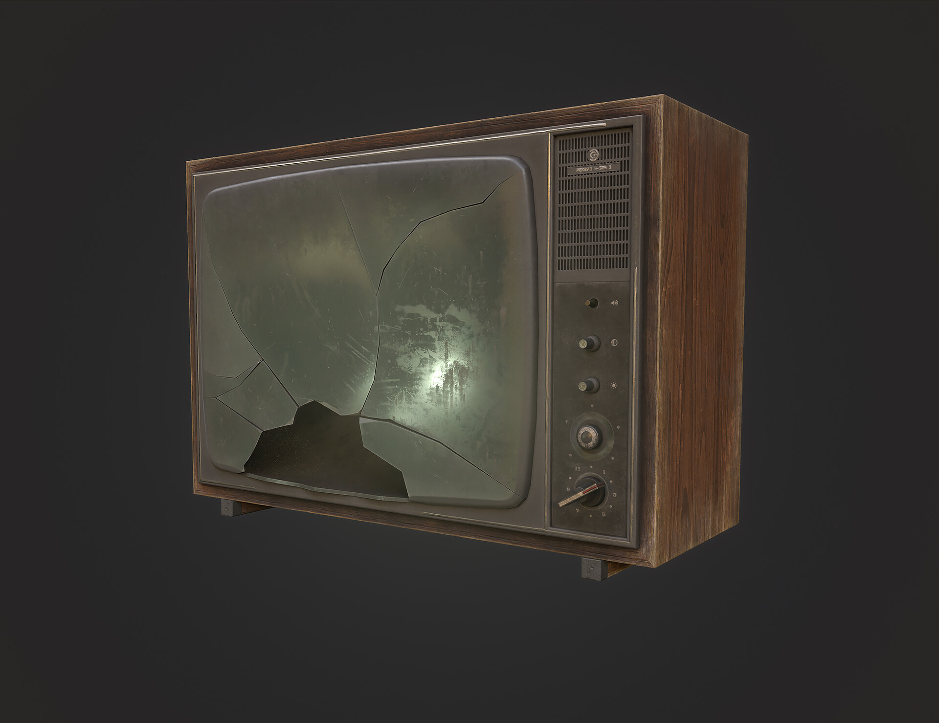 ArtStation - Old Soviet TV