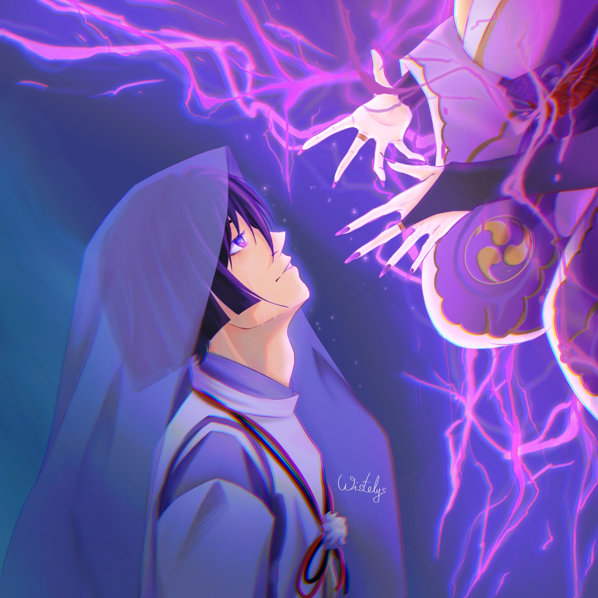 ArtStation - Fan art of Scaramouche and Raiden shogun