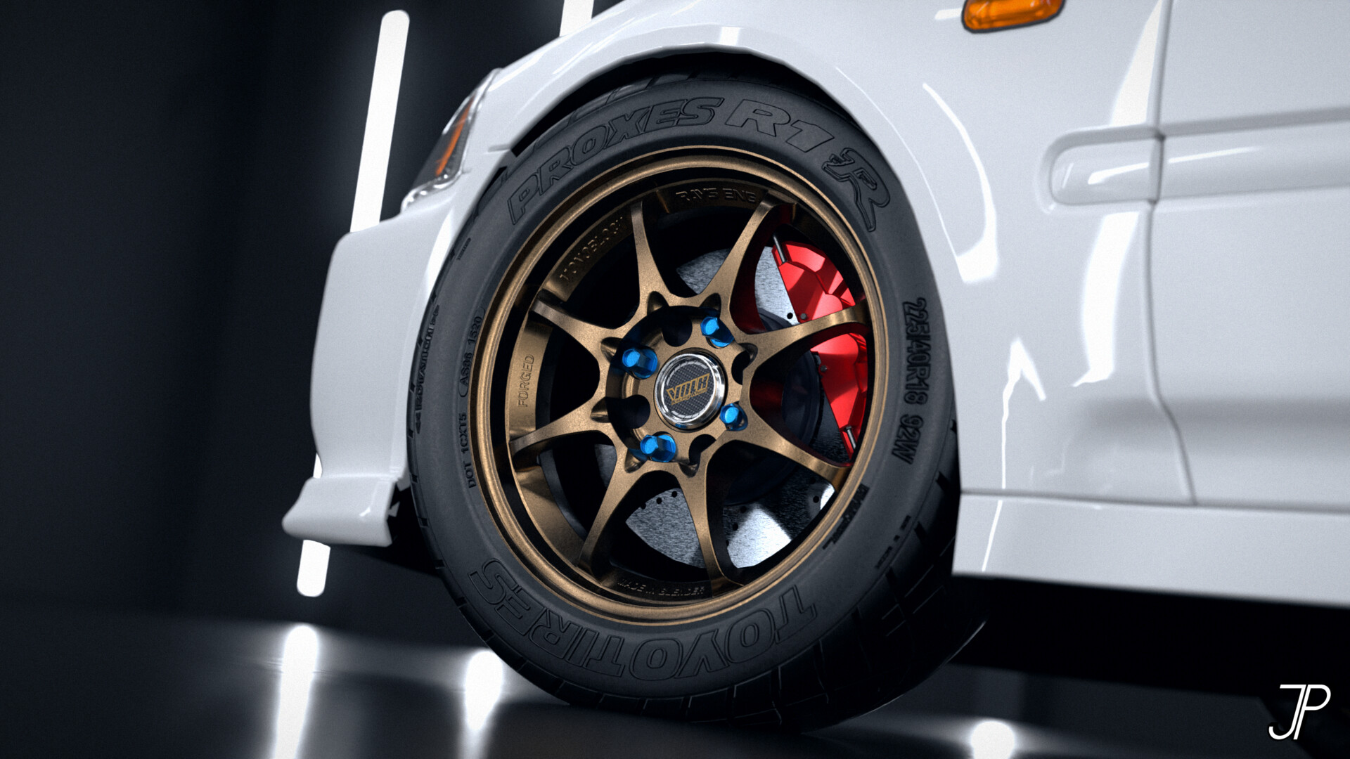 Joko_P - Honda Orthia Wagon w/ EK9 Civic Front Swap