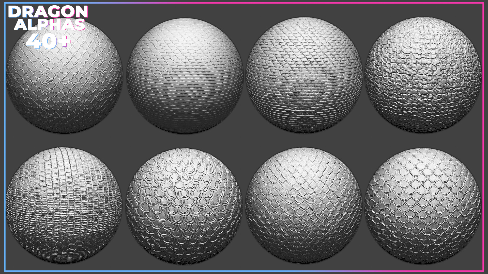 VK Gamedev Digital Products - 40+ Dragon Skin Tileable Alphas for ...
