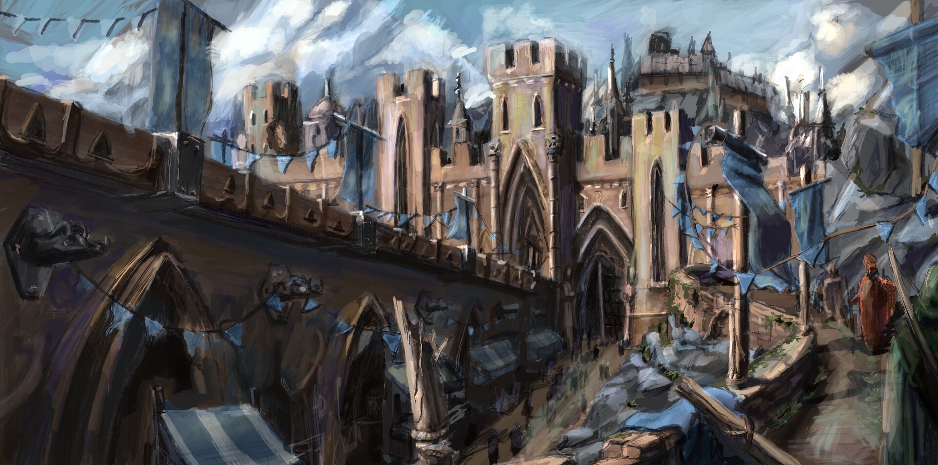 ArtStation - Cloud castle