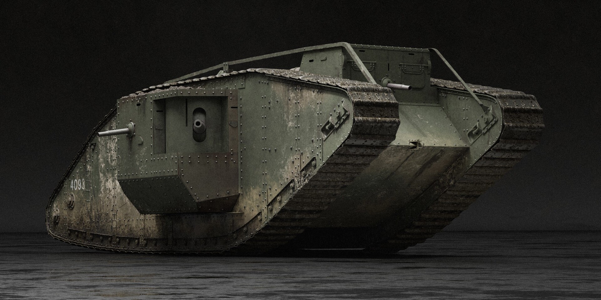 ArtStation - World War 1 Tank