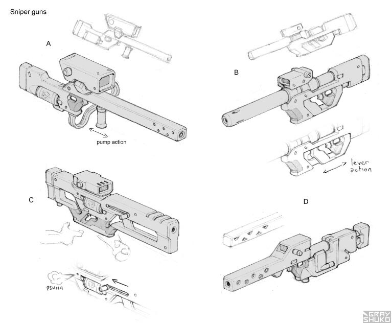 Gray Shuko - SLIMECORE - Weapons