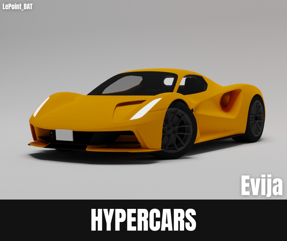 ArtStation - TOON Hypercars : Lotus Evija