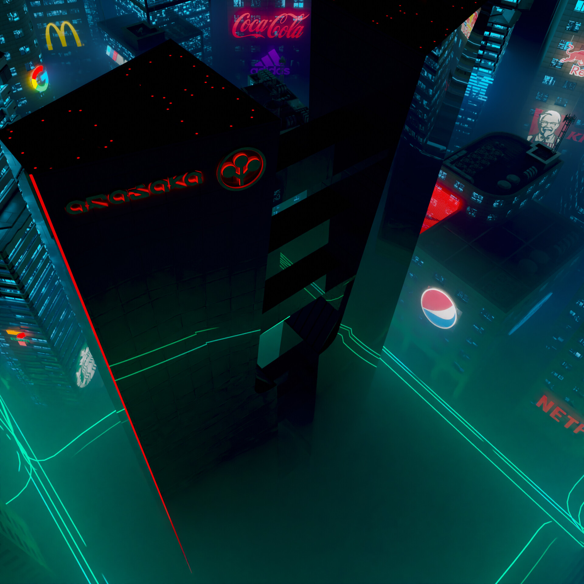 ArtStation - Arasaka Head Quarters - Cyberpunk Red