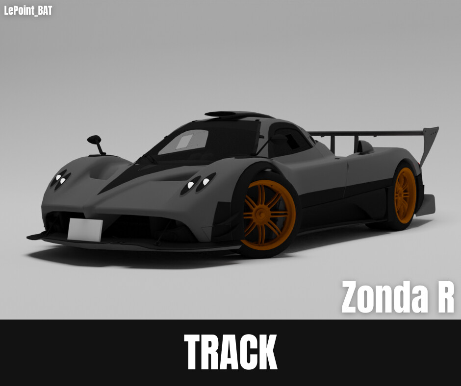 ArtStation - TOON Track : Pagani Zonda R