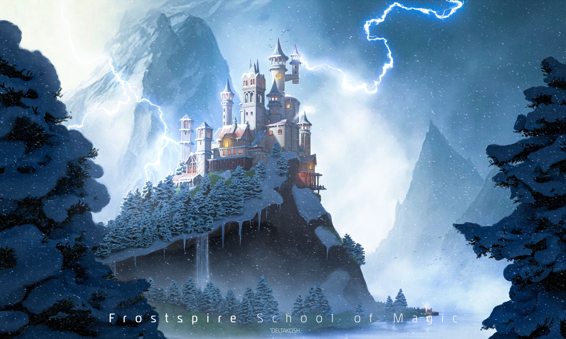 ArtStation - The Frostspire School of Magic