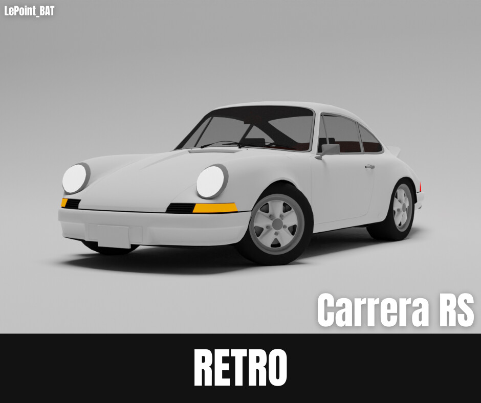 ArtStation - TOON Retro : Porsche 911 Carrera RS