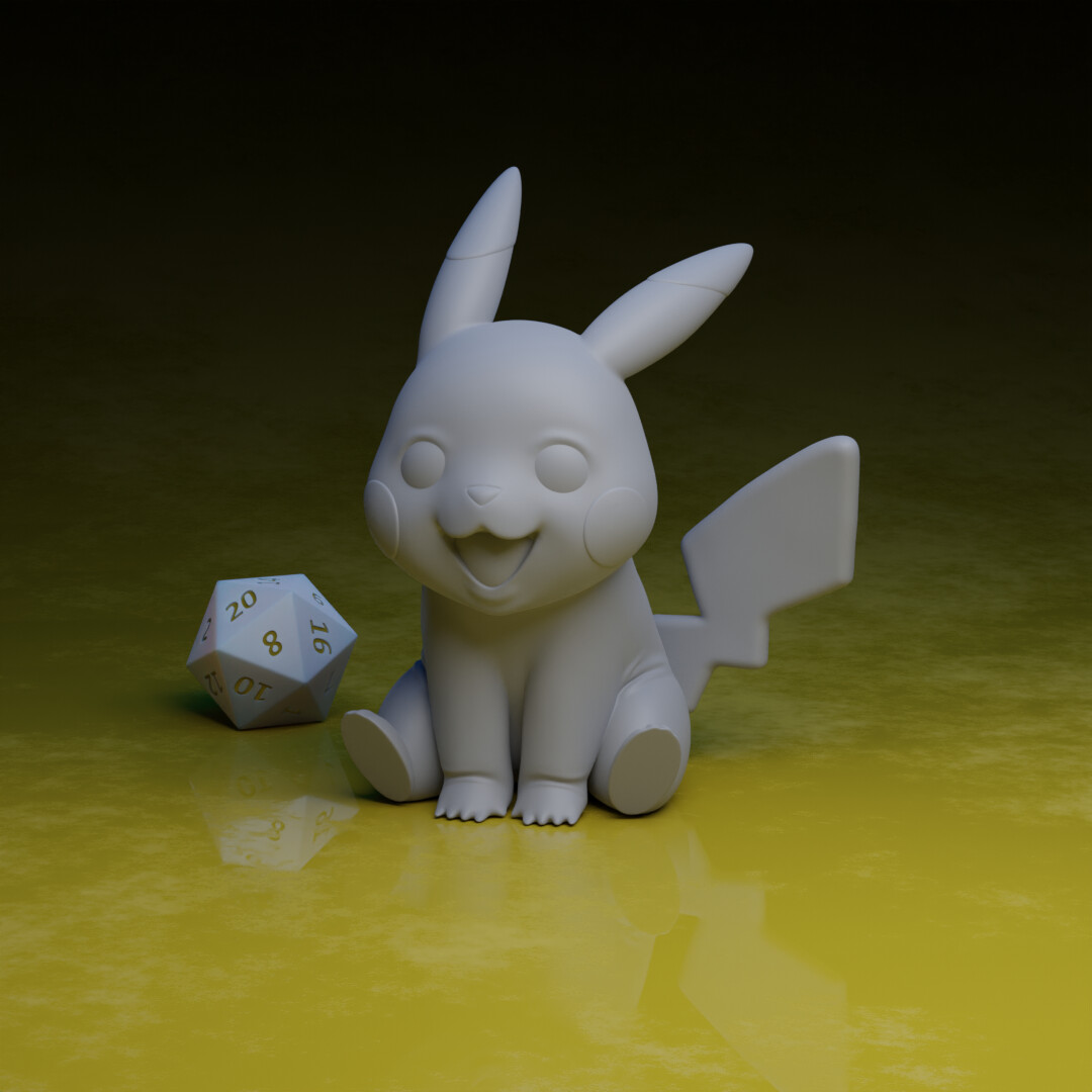 ArtStation - Pikachu - Pokémon - Miniature