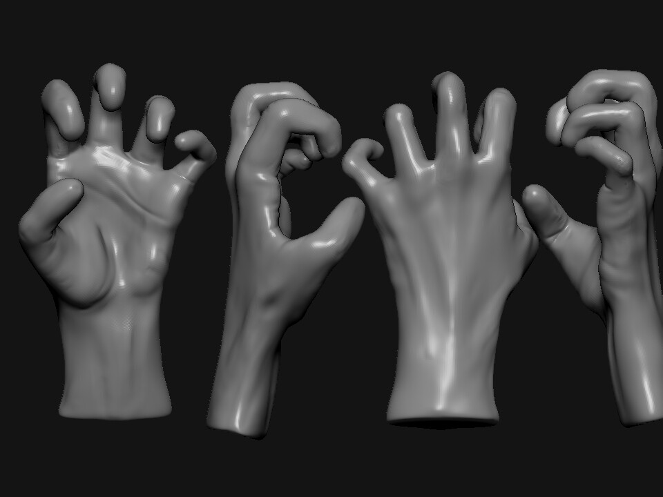 ArtStation - Hand Anatomy Practice Two