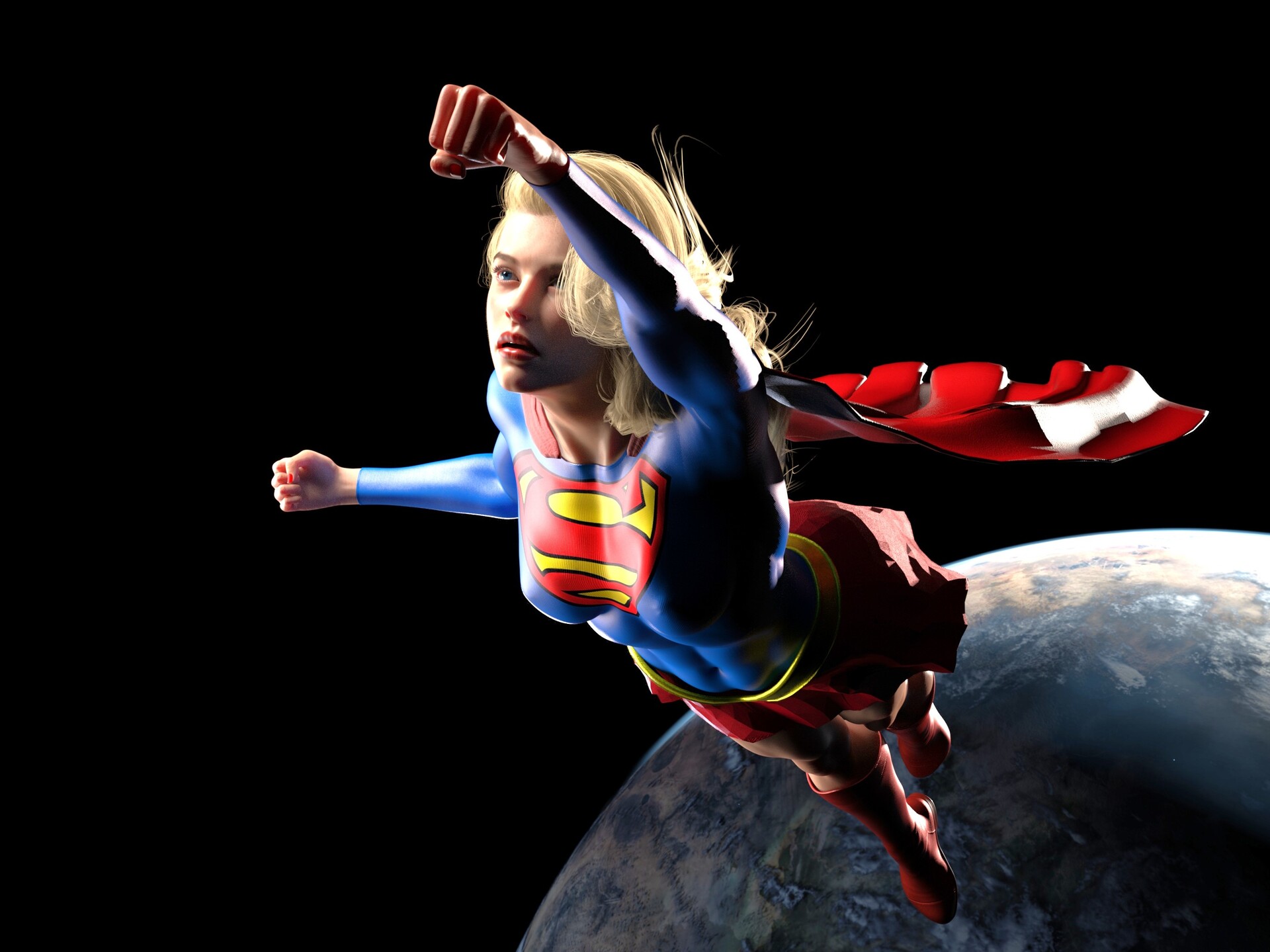superheroine space