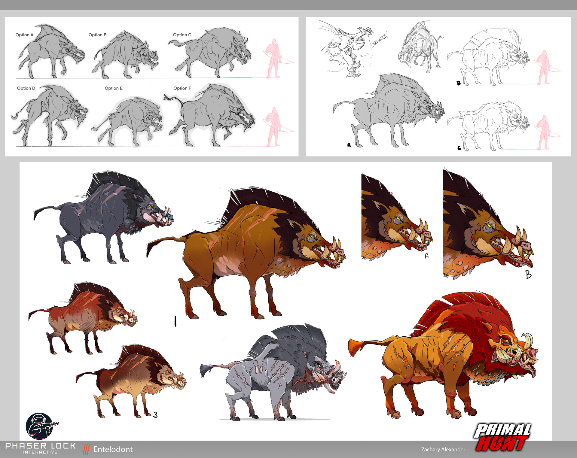 Zachary Alexander - Primal Hunt VR Concept Dump 2/3