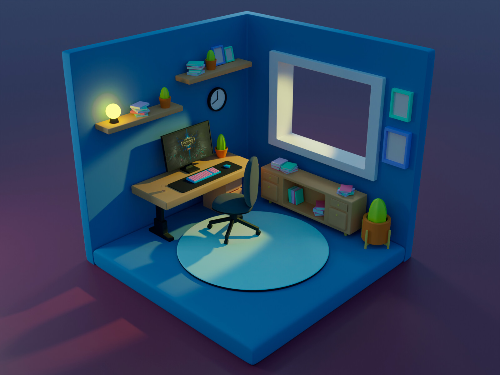 ArtStation - Blue Study