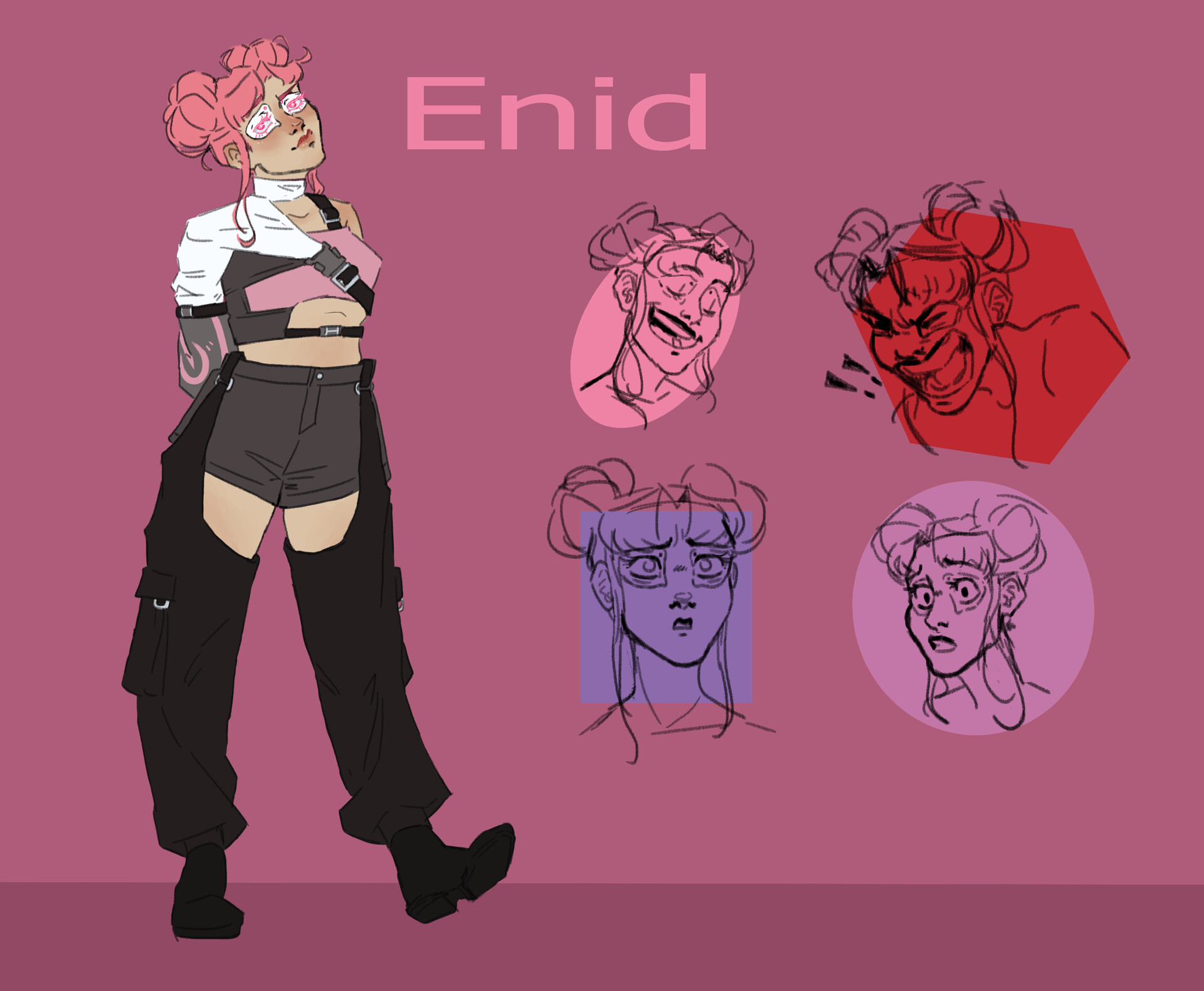 ArtStation - Enid (Character design)